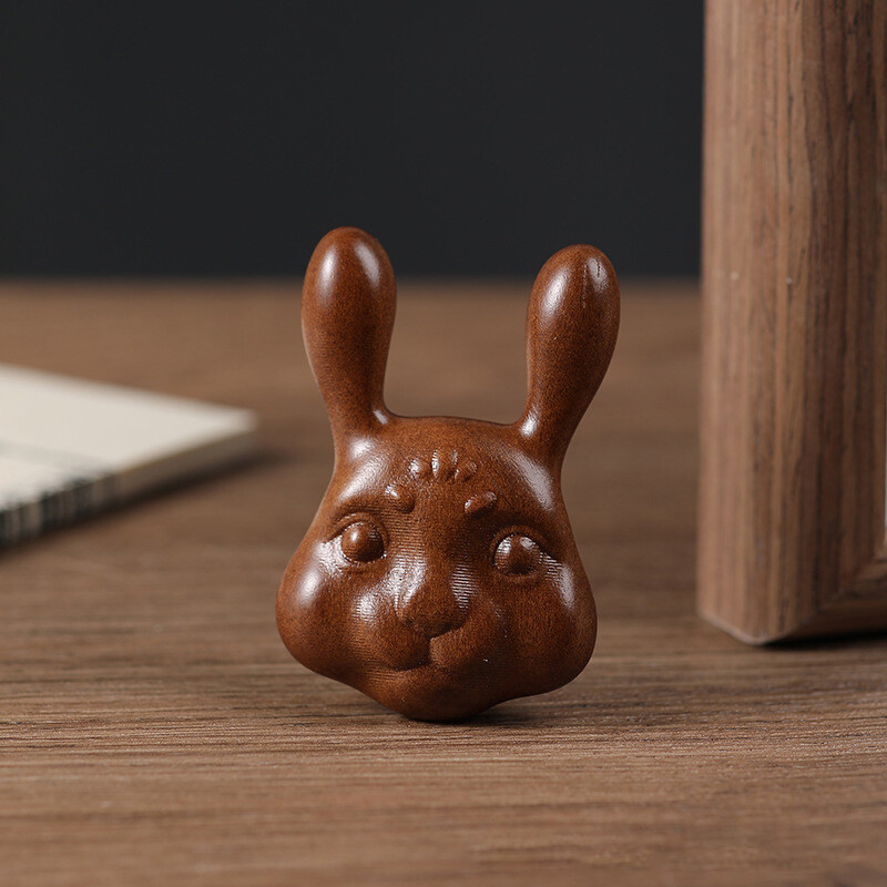 Rabbit Head Nose Massager Body Facial Massage Comb Sandalwood Point ...