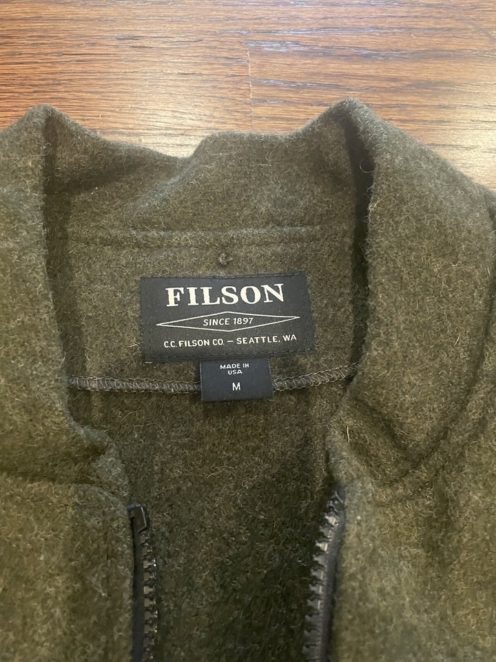 Filson Mackinaw Wool Jacket Liner Medium | eBay