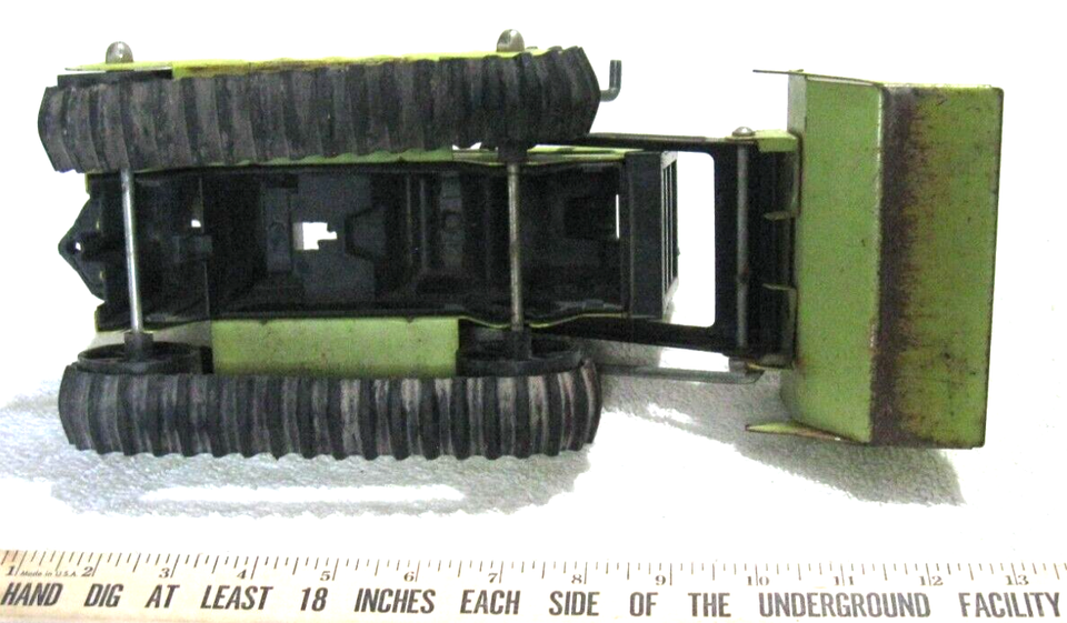 TONKA TD BULLDOZER DOZER CRAWLER W/ LOADER TRACTOR PRESSED STEEL FARM ...