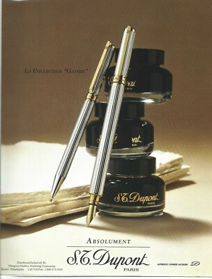 ST Dupont Luxury Writing Pen Print Ad, ST Dupont Gatsby Writing Pen ...
