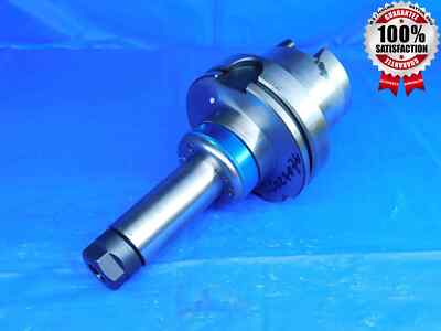 HSK100A ER16 ADJUSTABLE RUNOUT COLLET CHUCK TOOL HOLDER 6" PROJ. 100 ...