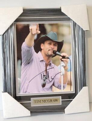 Tim McGraw Signed Autograph 8x10 Picture Photo PAAS Certified Great ...