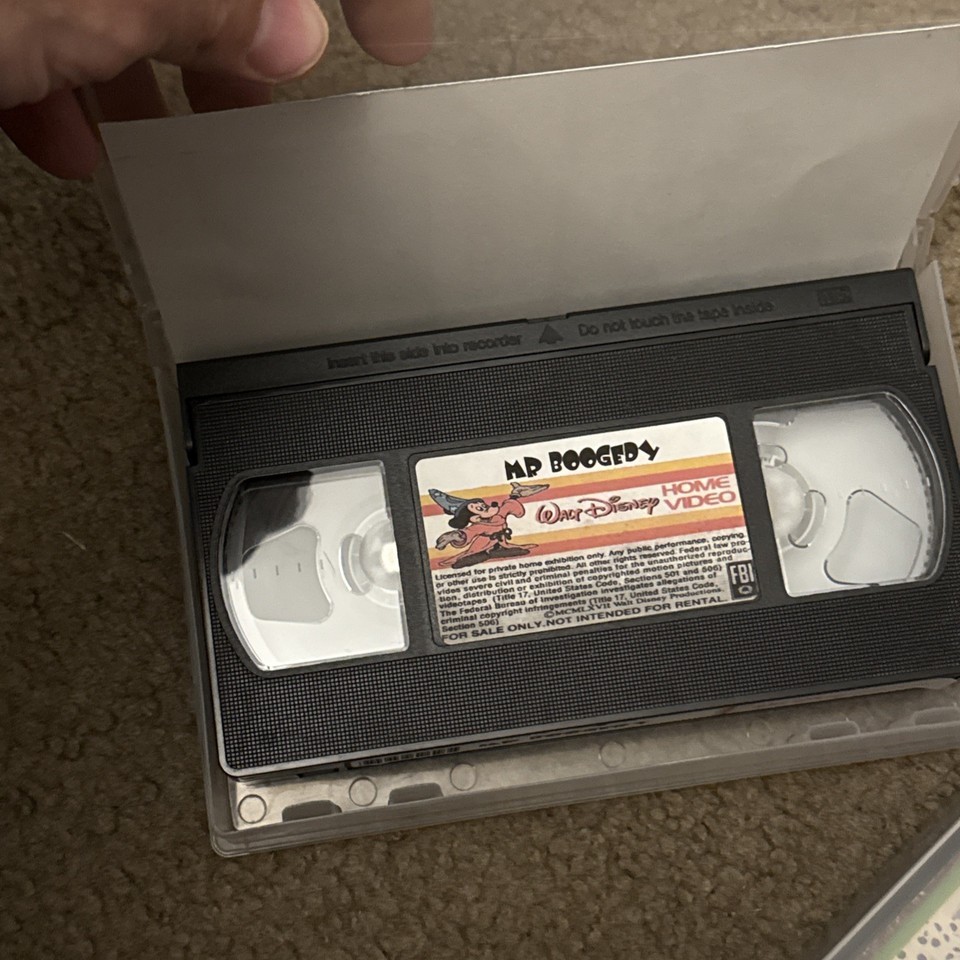 Walt Disney Home Video VHS Lot Of 2 Mr Boogedy & Bride Of Boogedy Super ...