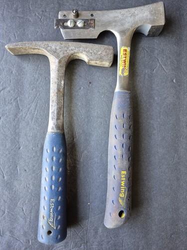 ESTWING U.S.A. 2 Hammers Brick & Roofing Evergrip Rock Hammer 2 for 1 ...