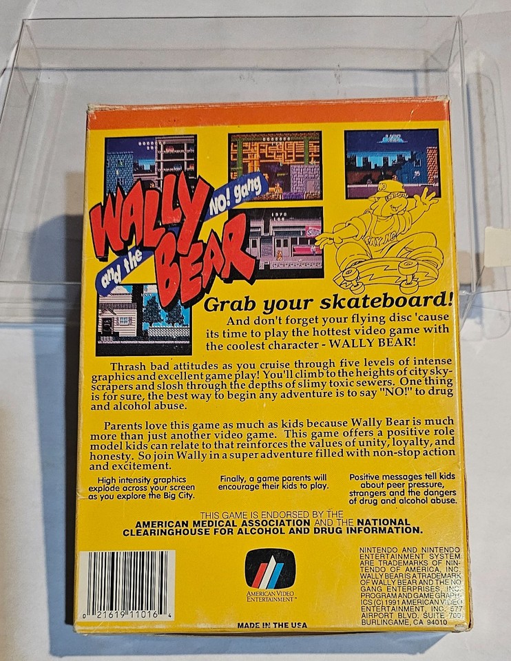 Wally Bear and the No Gang (CIB) NES | eBay