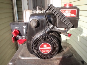 Tecumseh 5HP HSSK50 Snow Blower Engine w/Pulleys Snow King