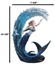 Fantasy Water Elemental Sea Mermaid Sorceress Riding Ocean Waves ...