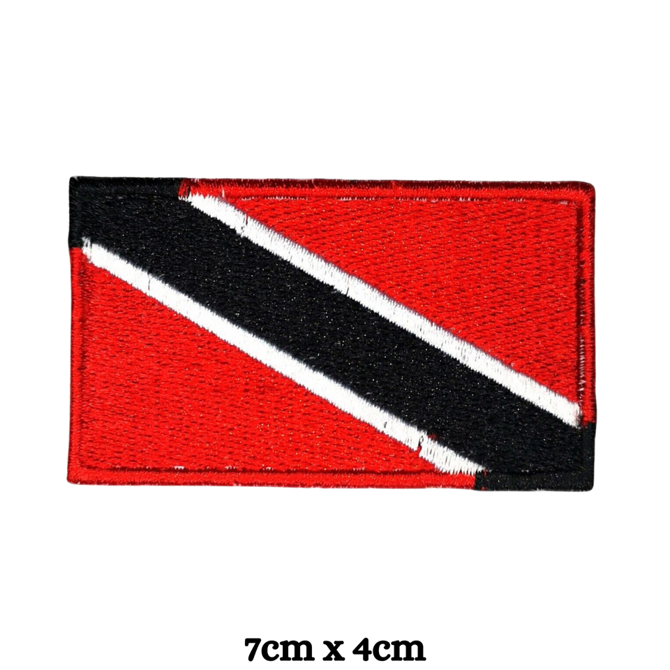 Trinidad and Tobago Flag Patch Iron Sew On Clothes Caribbean ...