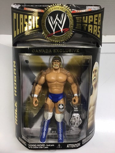 WWE Jakks Classic Superstars Hulk Hogan Canada Exclusive Figure Blue ...