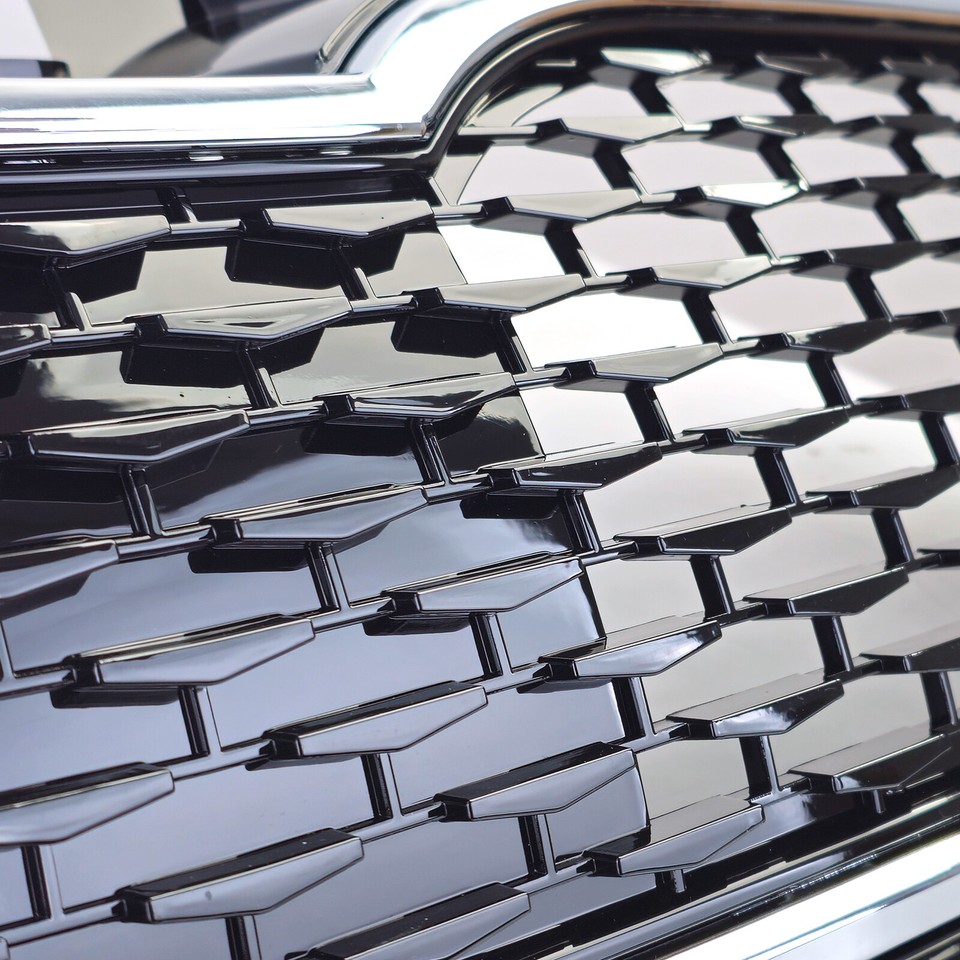 Für Skoda Octavia 5E Facelift 17-20 Sport RS Kühlergrill Waben SCHWARZ ...