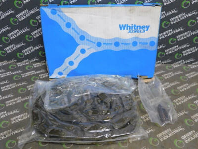 NEW Whitney Renold C2060 H RIV Roller Chain 10 ft 80 Links 1-1/2" Pitch ...
