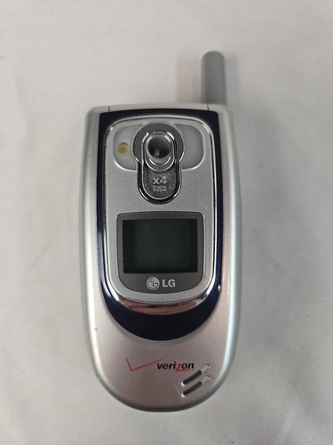LG VX6100 - Vintage Silver (Verizon) Flip Phone For Collectors ...