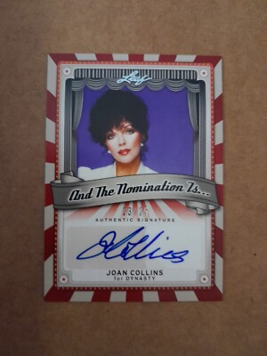 Joan Collins/25 Red Autograph Card 2013 Leaf Pop Century And The ...