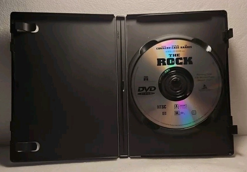The Rock (DVD, 1997) Nicolas Cage Sean Connery Hollywood Pictures USA ...