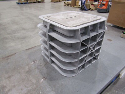 Pencell DT121212 HDPE Underground Concrete Polymer Plastic Electrical ...