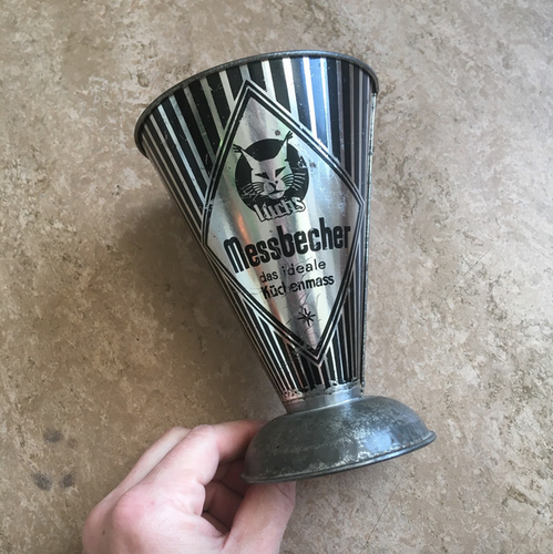 Alter Vintage Luchs Messbecher Küchenmaß | eBay