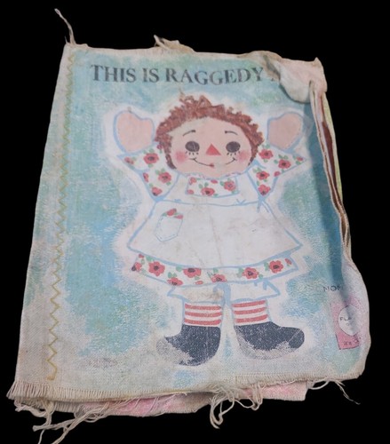 Vintage 1950s Whitman Children's Real Cloth Book This is Raggedy Anne ...