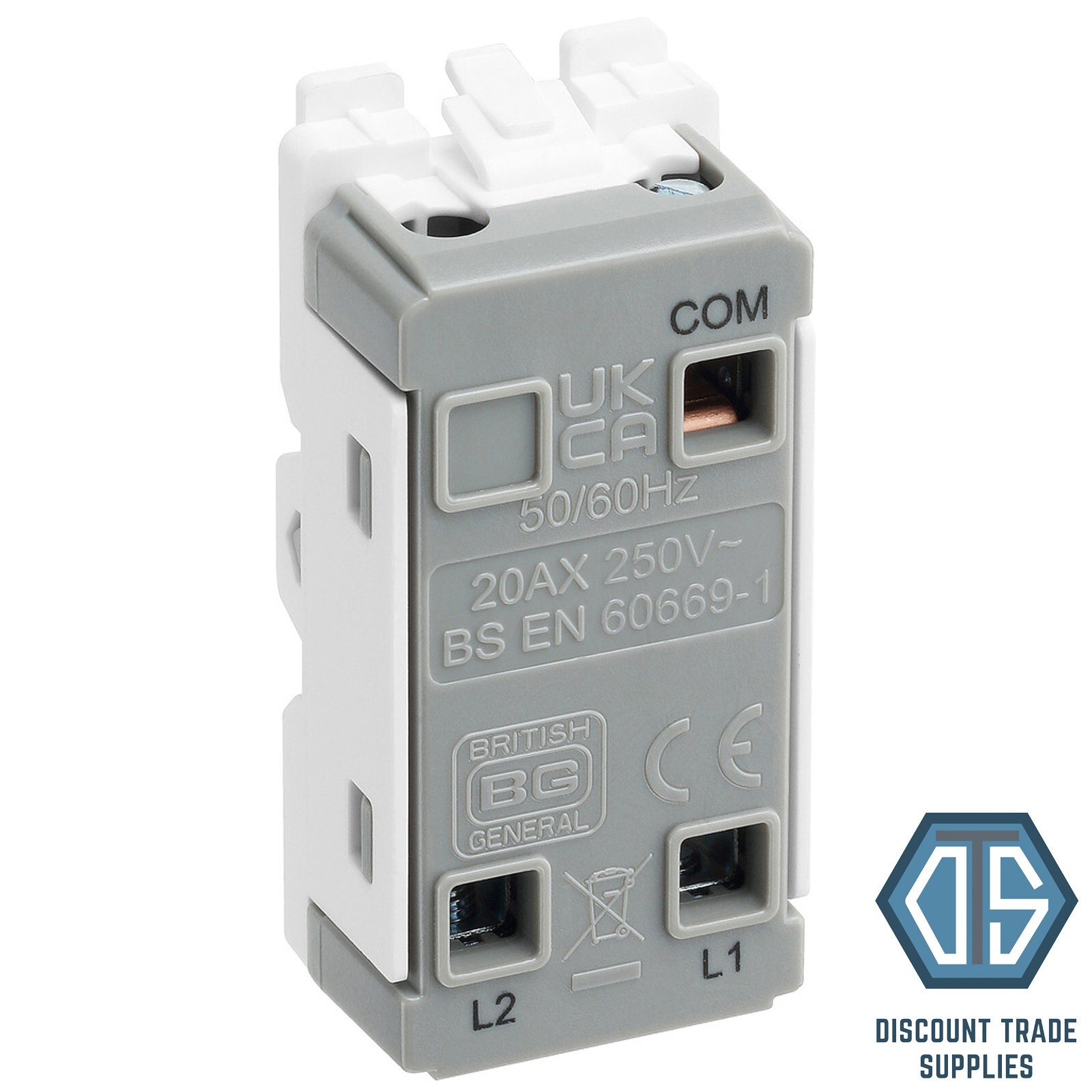 BG R12 White 2 Way Single Pole Light Switch 20 Amp Grid Switch | eBay