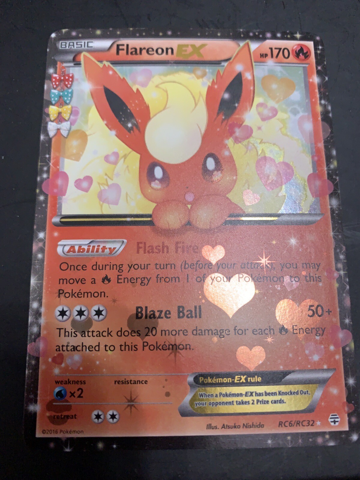 Pokémon TCG Flareon-EX Generations RC6 Holo Holo Rare EX | eBay
