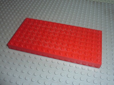 Plaque Rouge LEGO Red Brick 8x16 ref 4204 / set 5975 T-Rex Transport ...