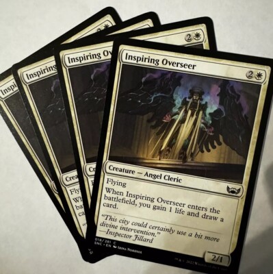 4x Inspiring Overseer #018 | PLAYSET SNC | MTG | Near Mint | eBay