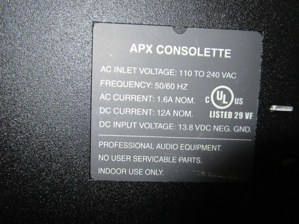 Motorola UHF R1 APX Consolette | eBay