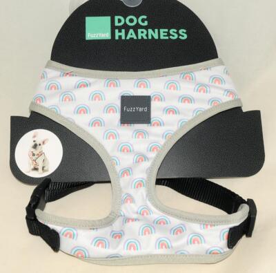 FUZZYARD - Fuzz Yard - WH & Colorful RAINBOW PRIDE - Comfy DOG HARNESS ...