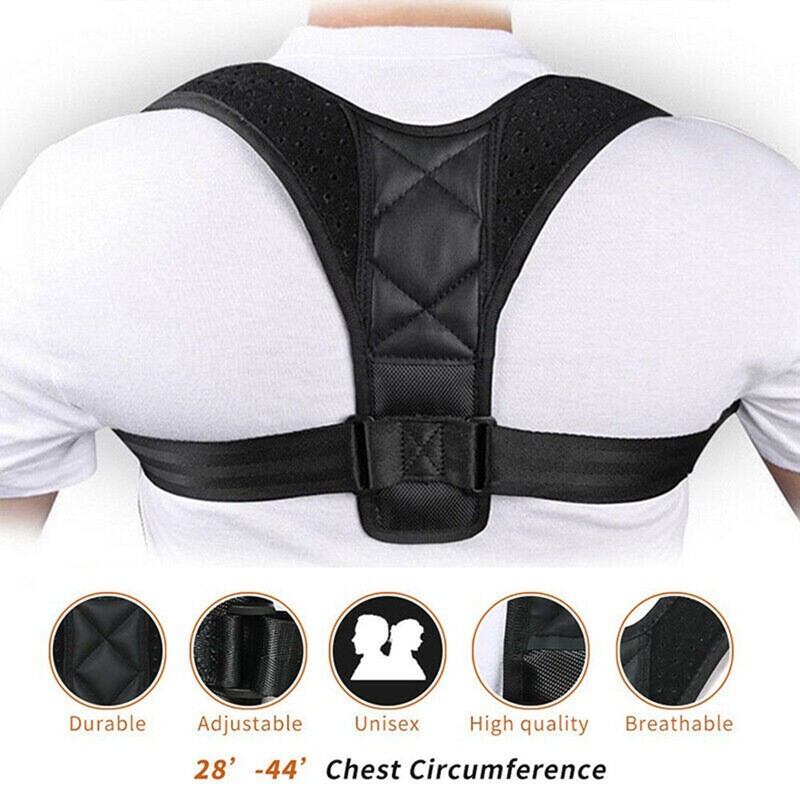Soft Posture Correction Adjustable Shoulder Anti-Hunchback Posture ...