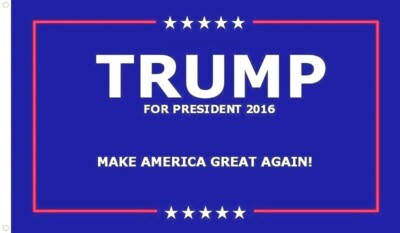 2 pcs President Donald Trump 3'x5' Yard Banner Flag - Make America ...