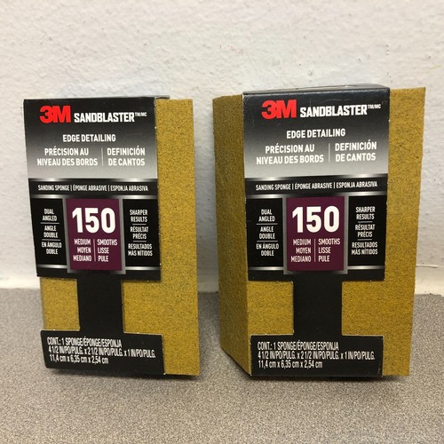 3M Sandblaster Dual Angle Sanding Sponge 150-grit 150 Grit for sale ...