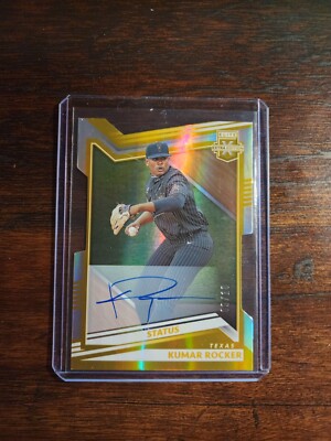 2022 Elite Extra Gold Status Autograph On Card Auto /10 Kumar Rocker ...