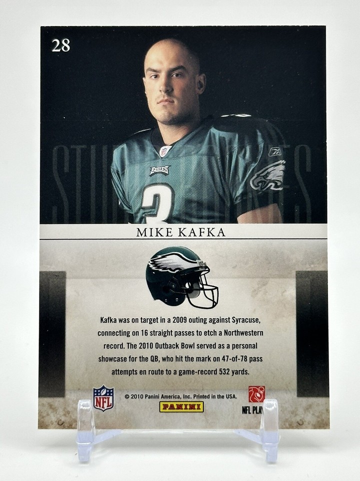 2010 Panini Rookies & Stars Studio Rookies Mike Kafka #28 Rookie RC | eBay
