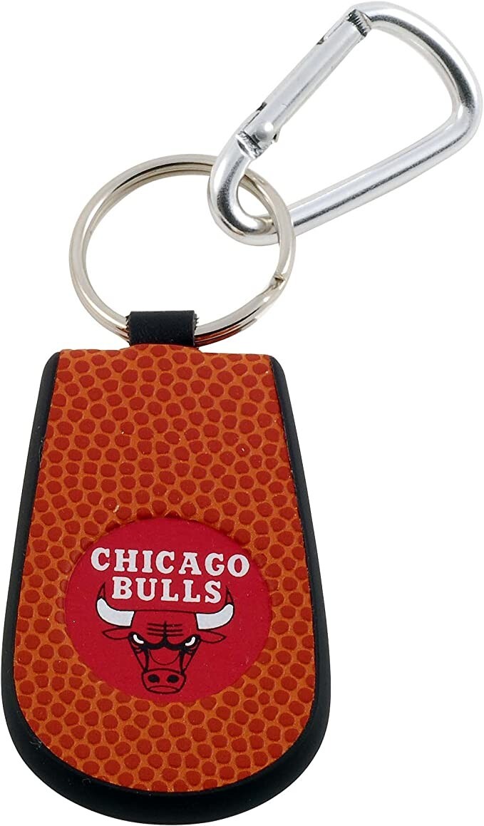 NBA Chicago Bulls Basketball Textured Keychain w/Carabiner by GameWear ...