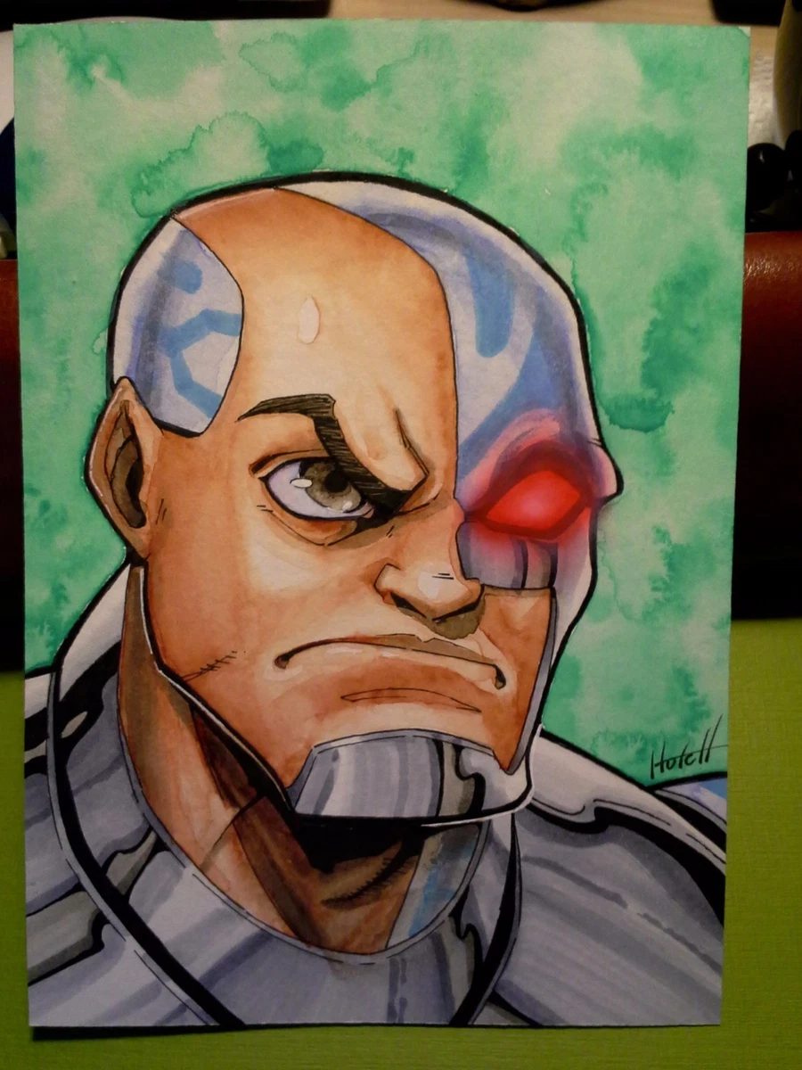 Cyborg Teen Titans Go Drawing