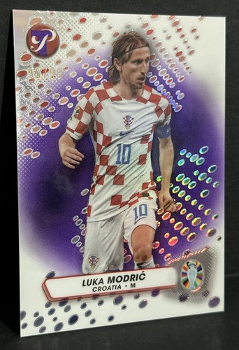 2023 Topps Pristine Road to UEFA Euro 2024 - Purple Refractor #18 Luka ...