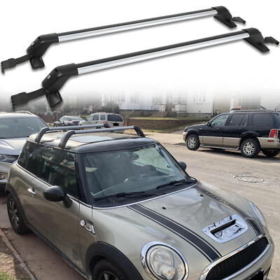 For Mini Cooper Roof Rack Crossbars Luggage Kayak Cargo Carrier ...