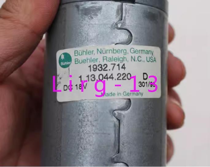 1pc used Buhler 1932.714 Motor Motor 18V heds-5500 h14 encoder | eBay