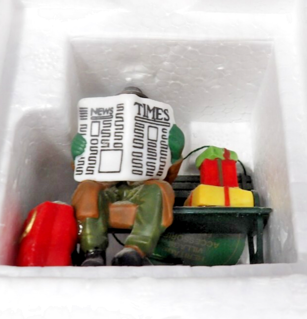 MIB Dept 56 Village Accessories Rest Ye Merry Gentleman #5540-9 | eBay