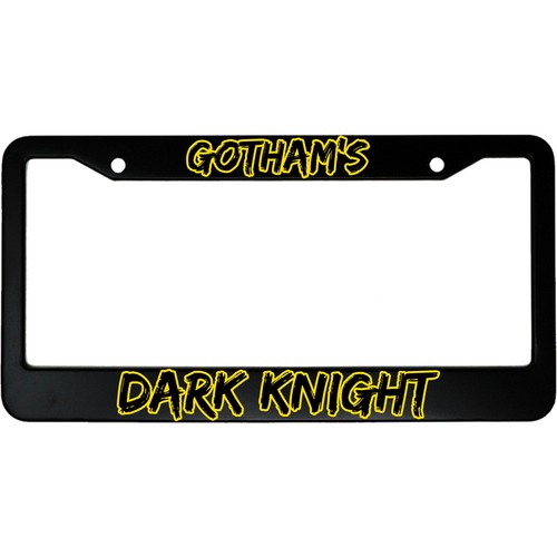 Gotham's Dark Knight Batman Aluminum Car License Plate Frame FREE ...