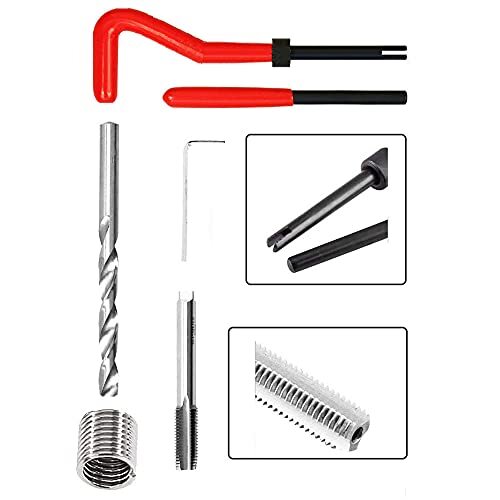 15 pcs Helicoil Thread Repair Insert Set, M9 x 1.25 x 13.5mm Compatible ...