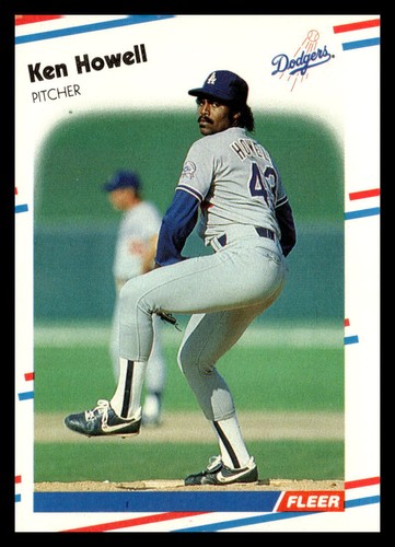 1988 Fleer #520 Ken Howell Los Angeles Dodgers Baseball Card | eBay