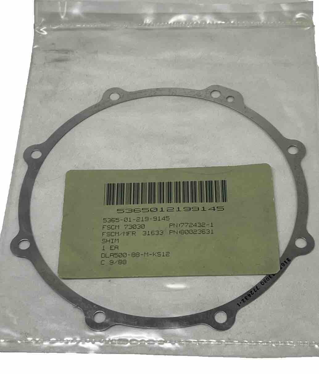 Shim 772432-1 Hamilton Sundstrand Corp. New Surplus NSN 5365-01-219 ...