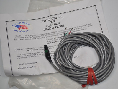 NEW Blue Grass Electronics BGE-T180R Remote Temperature Sensor / Probe ...
