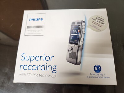 Philips Digital Pocket Memo PSE8000 Digital Voice Recorder with Dragon ...