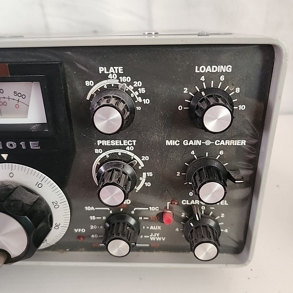 YAESU FT-101E Vintage HF SSB CW AM Transceiver 100W – Tested | eBay