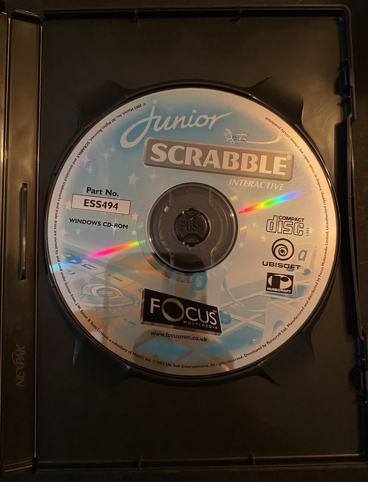 Junior Scrabble Interactive Children's PC Game CD-ROM | eBay UK