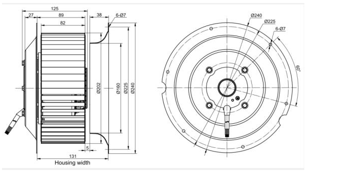 SANMU Centrifugal Fans 200mm 240V 1280r/min Model:YWF(K)4E200-GQ | eBay