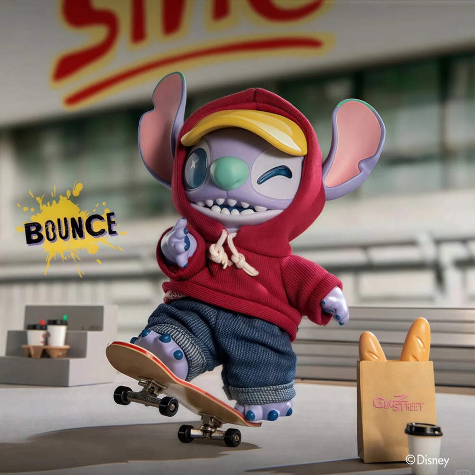 NEW Disney Stitch Gen Z Street Vinyl Plush Keychain 15cm Blind Box ...