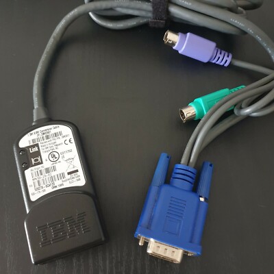 Genuine IBM KVM Conversion Cable 1.5m 39M2901 Cat 5 / VGA / PS/2 | eBay