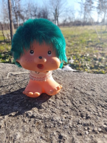 Vintage Rare East German GDR Troll Doll Rubber Toy | eBay